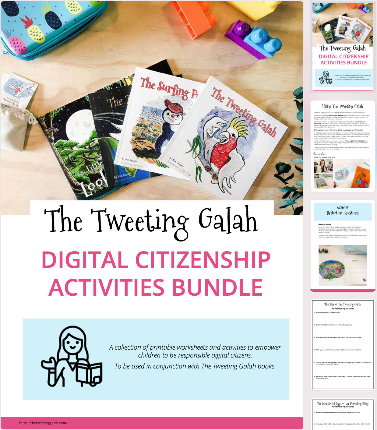 Digital Citizenship Lesson Activities Bundle – The Tweeting Galah